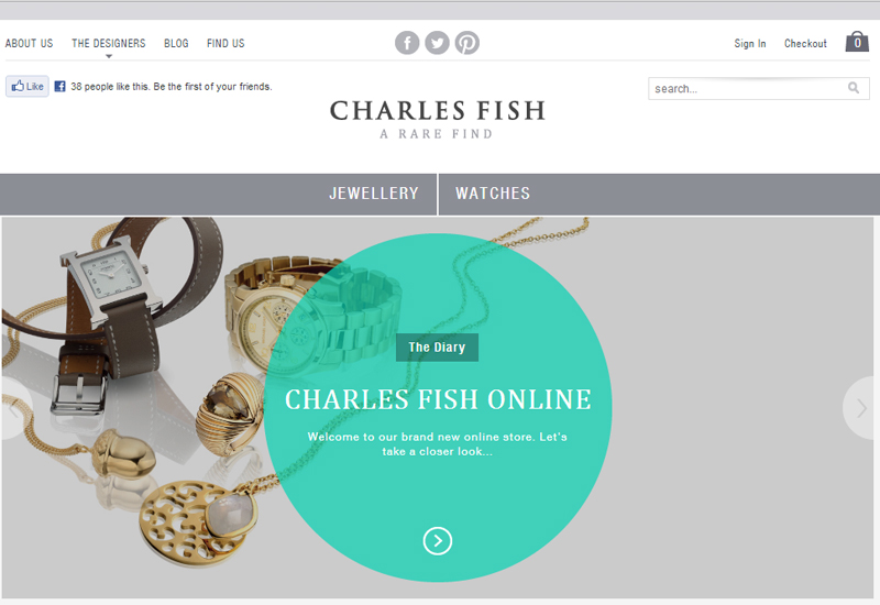 Charles Fish unveils fresh online branding