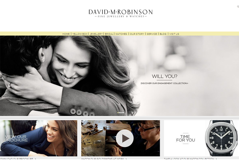 Real couple fronts David M Robinson's new site