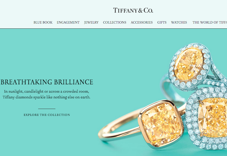 Tiffany unveils interactive new website