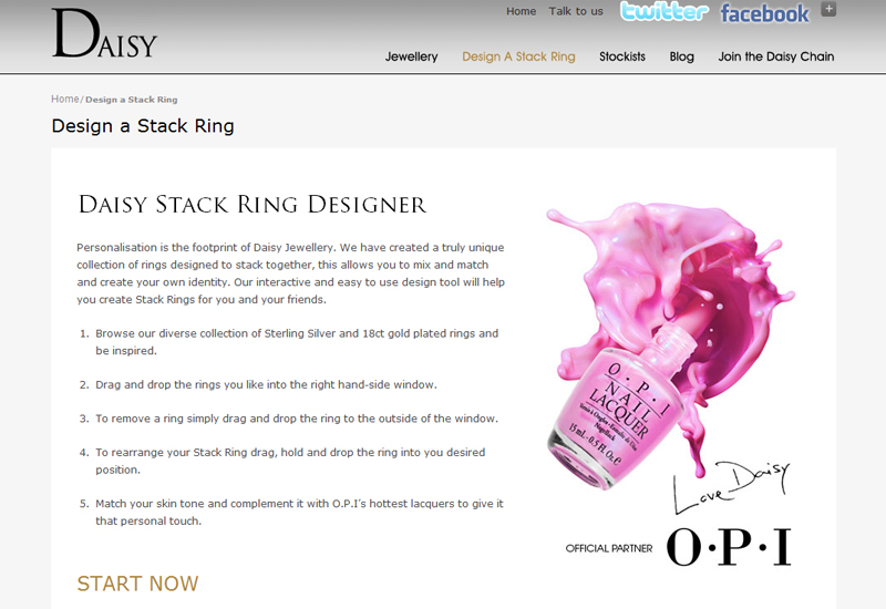 Daisy launches virtual stack ring design tool