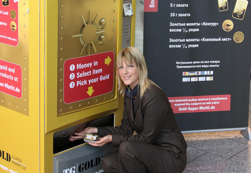 Gold vending machine makes Abu Dhabi debut