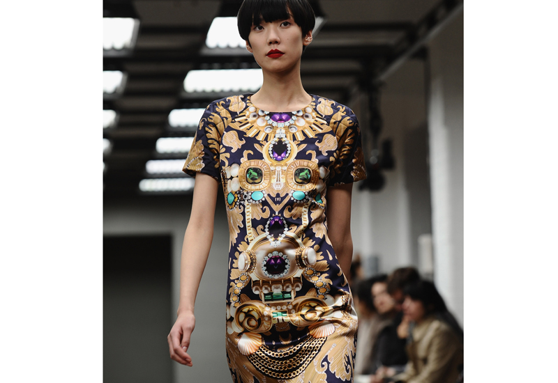 LFW designer pays homage to Mawi in A/W collection