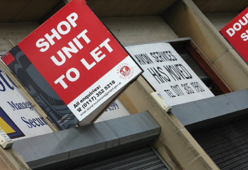 The UK's empty shop crisis