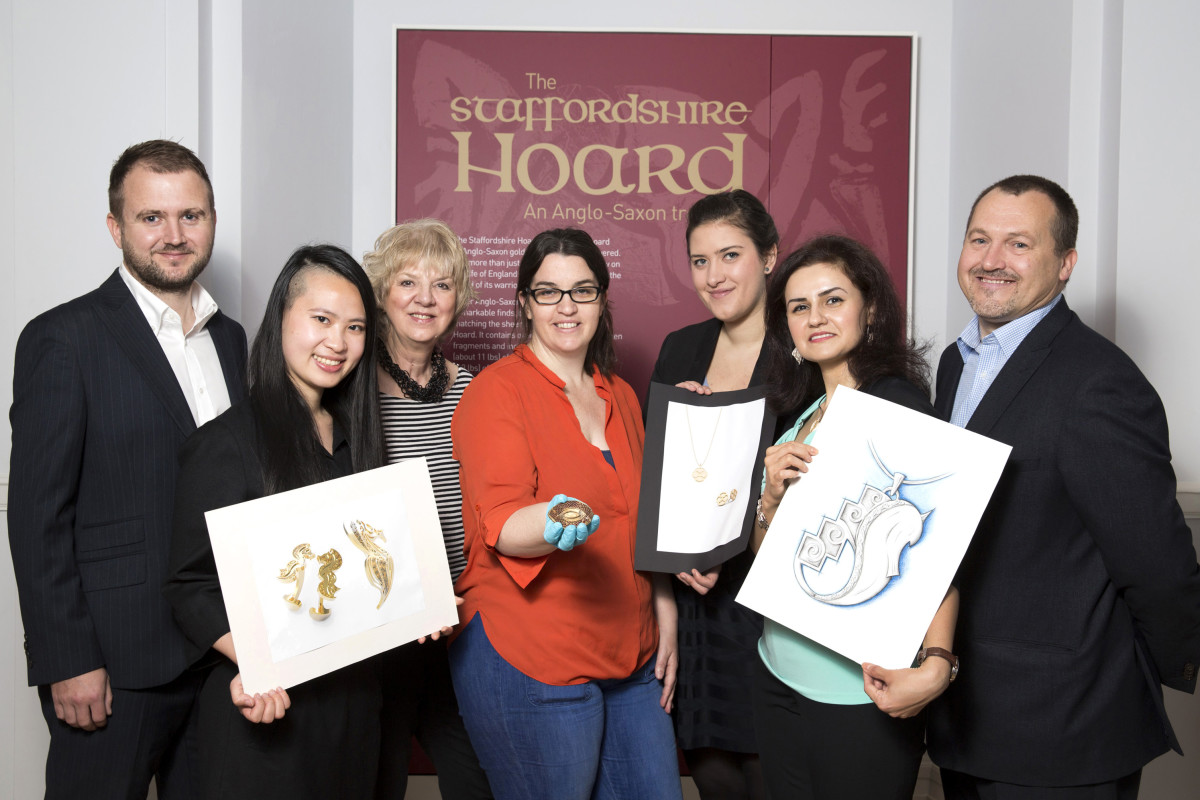 BCU students inspired by Staffordshire Hoard for jewellery contest