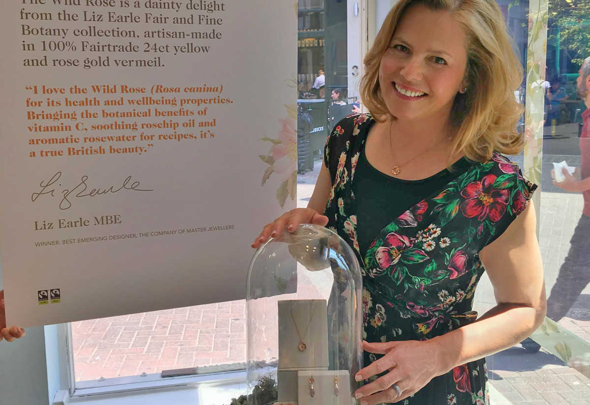Liz Earle MBE Fairtrade jewellery pops up at Liberty