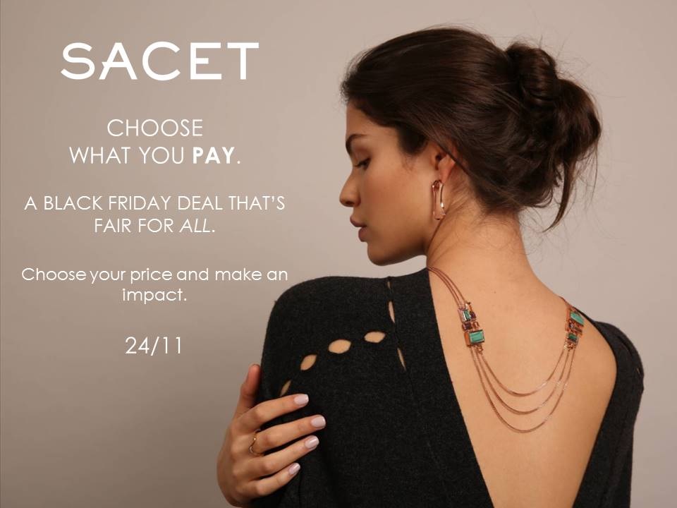 Ethical jewellery brand launches 'choose what you pay' sale
