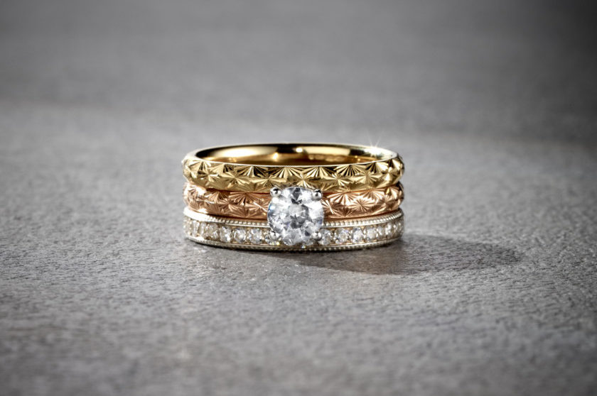Domino reacts to growing stackable bridal rings trend