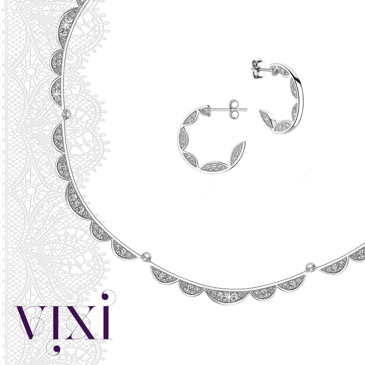 Designer Jewellery Highly Commended: Lace by Vixi Jewellery
