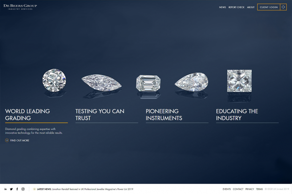 IIDGR takes on the De Beers name in rebrand