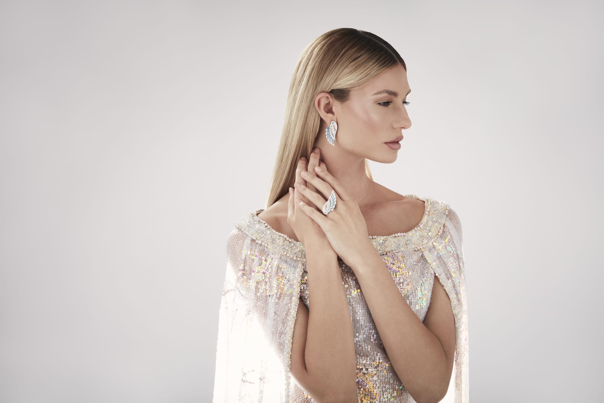 Garrard adds splash of colour to popular Wings Embrace collection