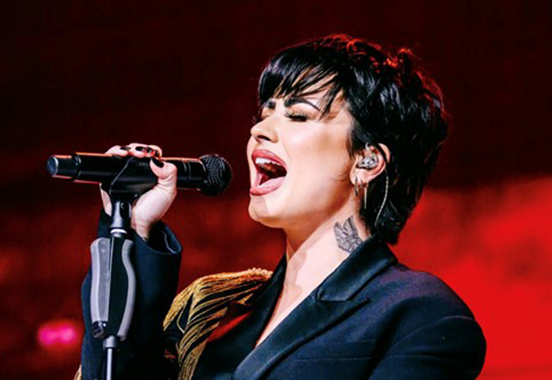Demi Lovato wears Maria Tash for UNICEF Gala