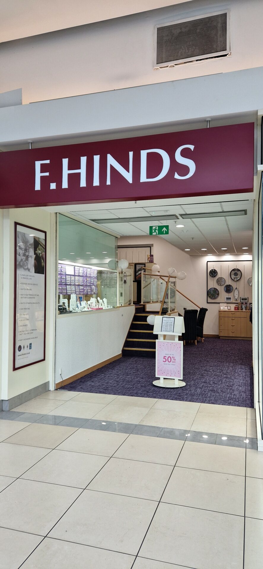 F Hinds celebrates store refit