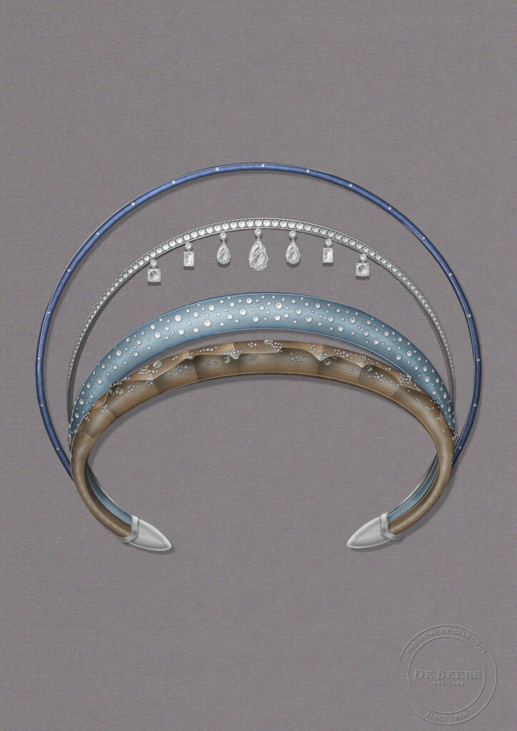 De Beers unveils modern tiara ahead of King Charles III coronation