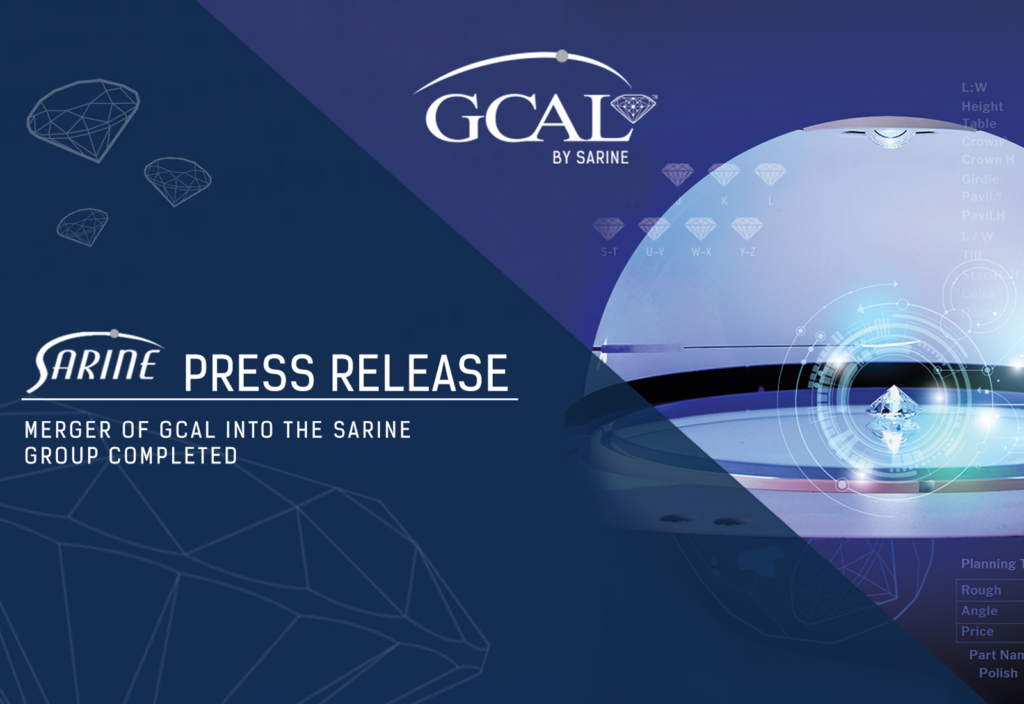 Completion of Sarine x GCAL merger set to create significant global growth