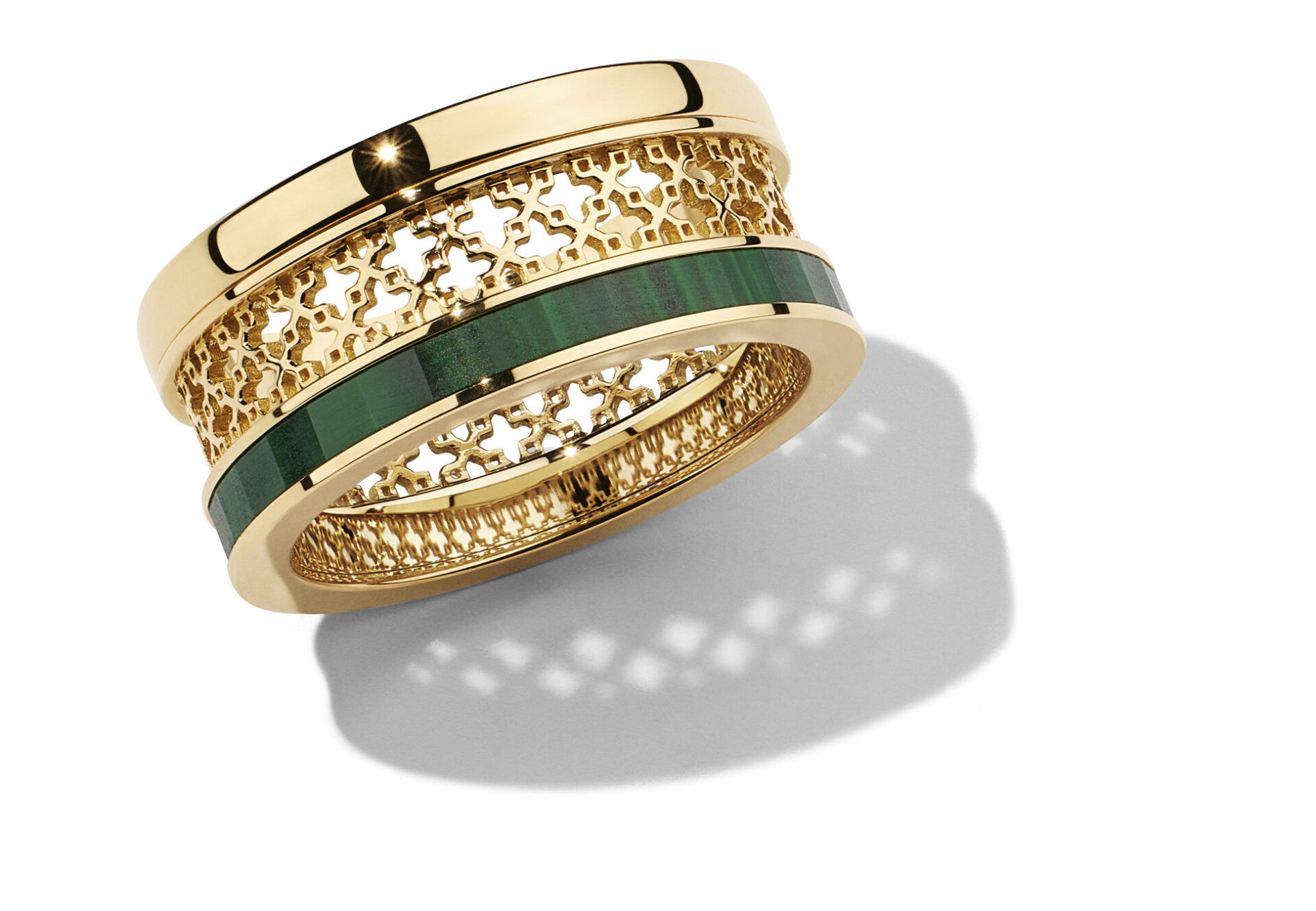 Birks captures the essence of joy with malachite designs