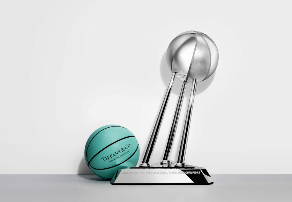 Tiffany-designed WNBA Finals trophy presented to Las Vegas Aces