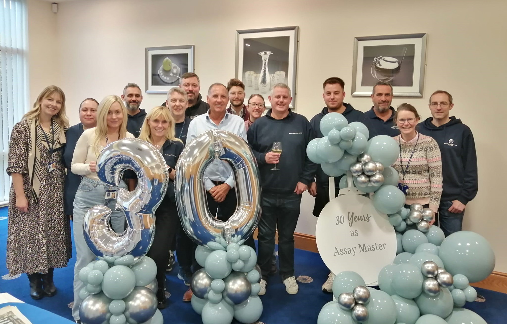 SURPRISE: Staff celebrate Sheffield Assay Master’s 30th anniversary