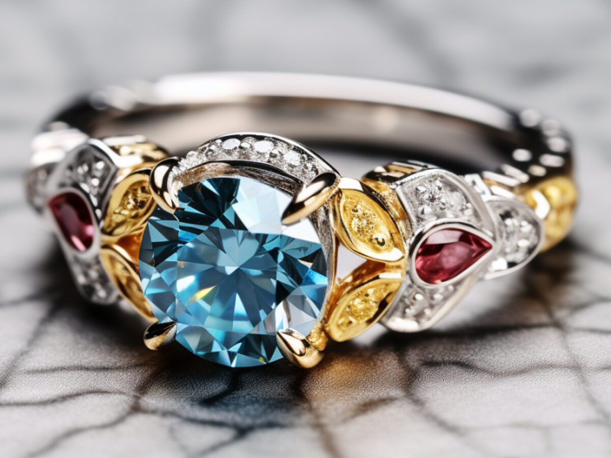 Edward Fleming designs football-themed engagement rings