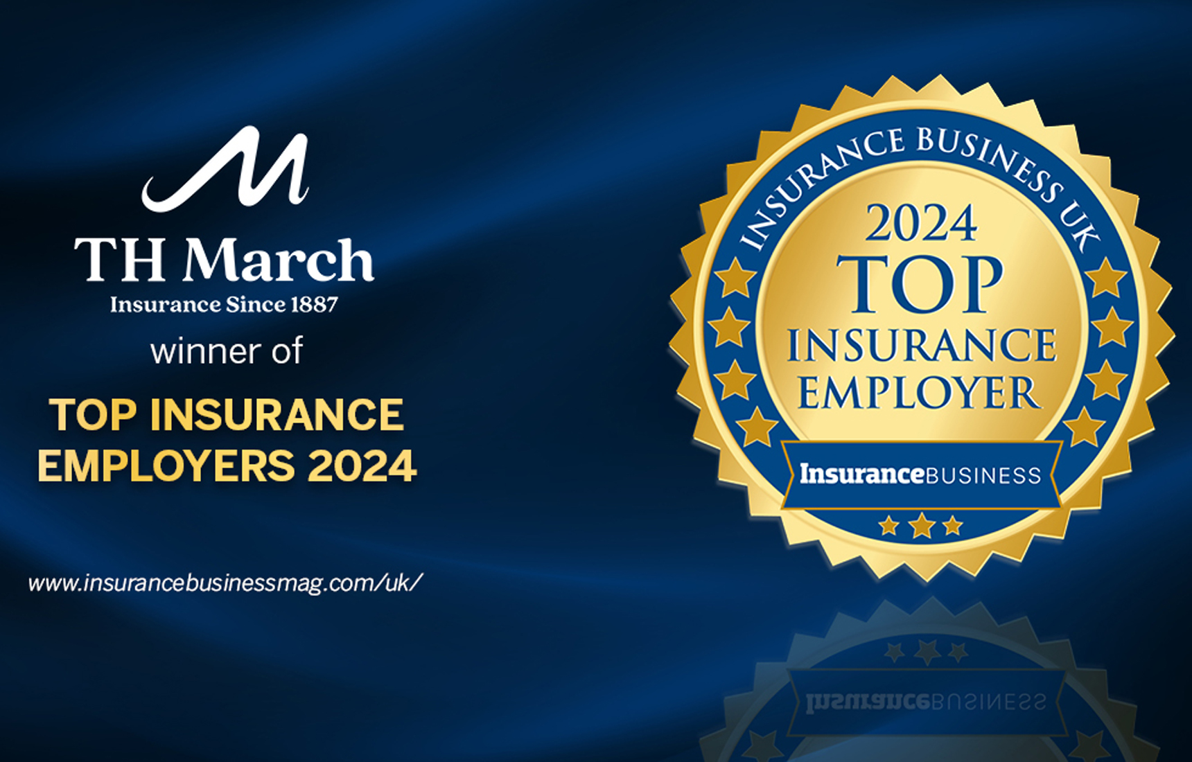 TH March honoured as a Top Insurance Employer