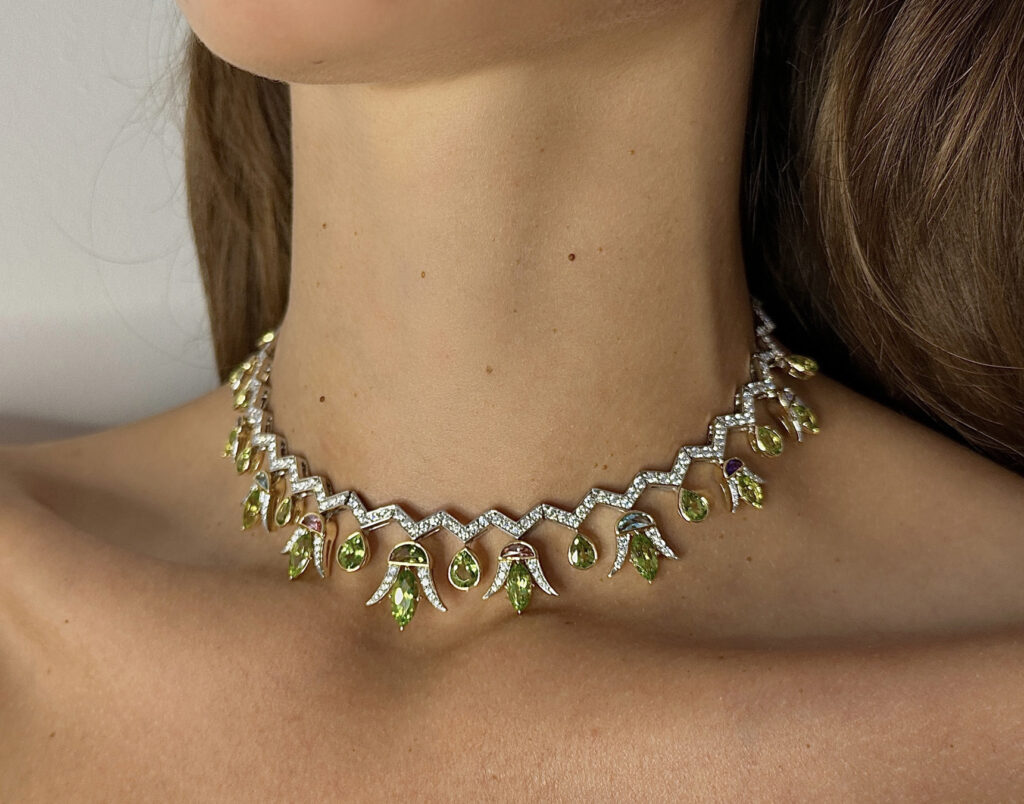 Fuli Gemstones and Aril Jewels unveil The Lotus Tiara