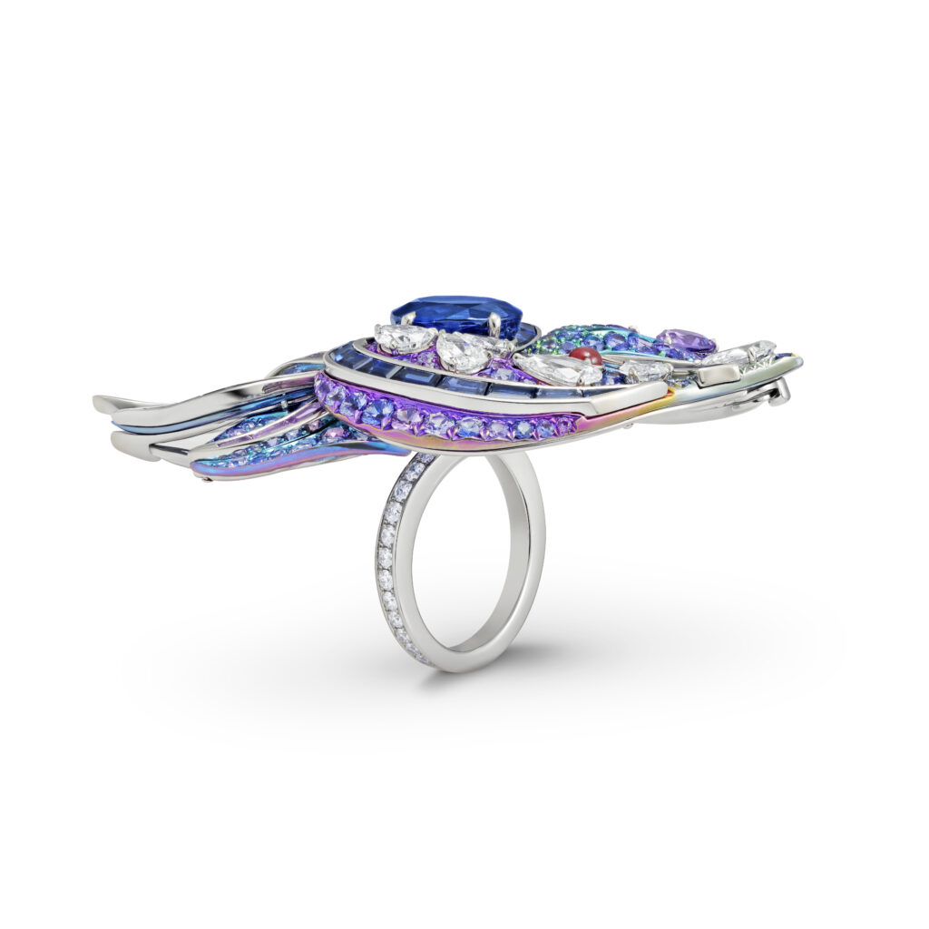 Gübelin unveils intricate new Vibrant Wings ring