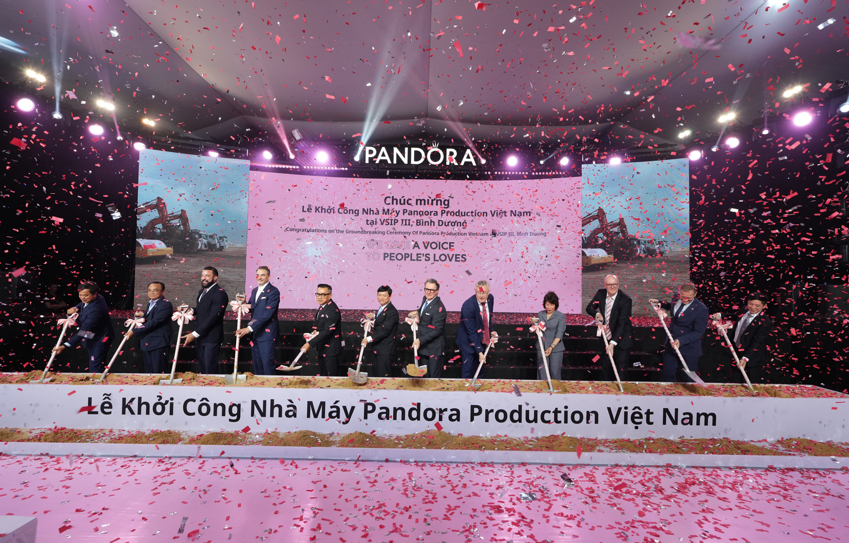 Pandora breaks ground on Vietnam crafting facility