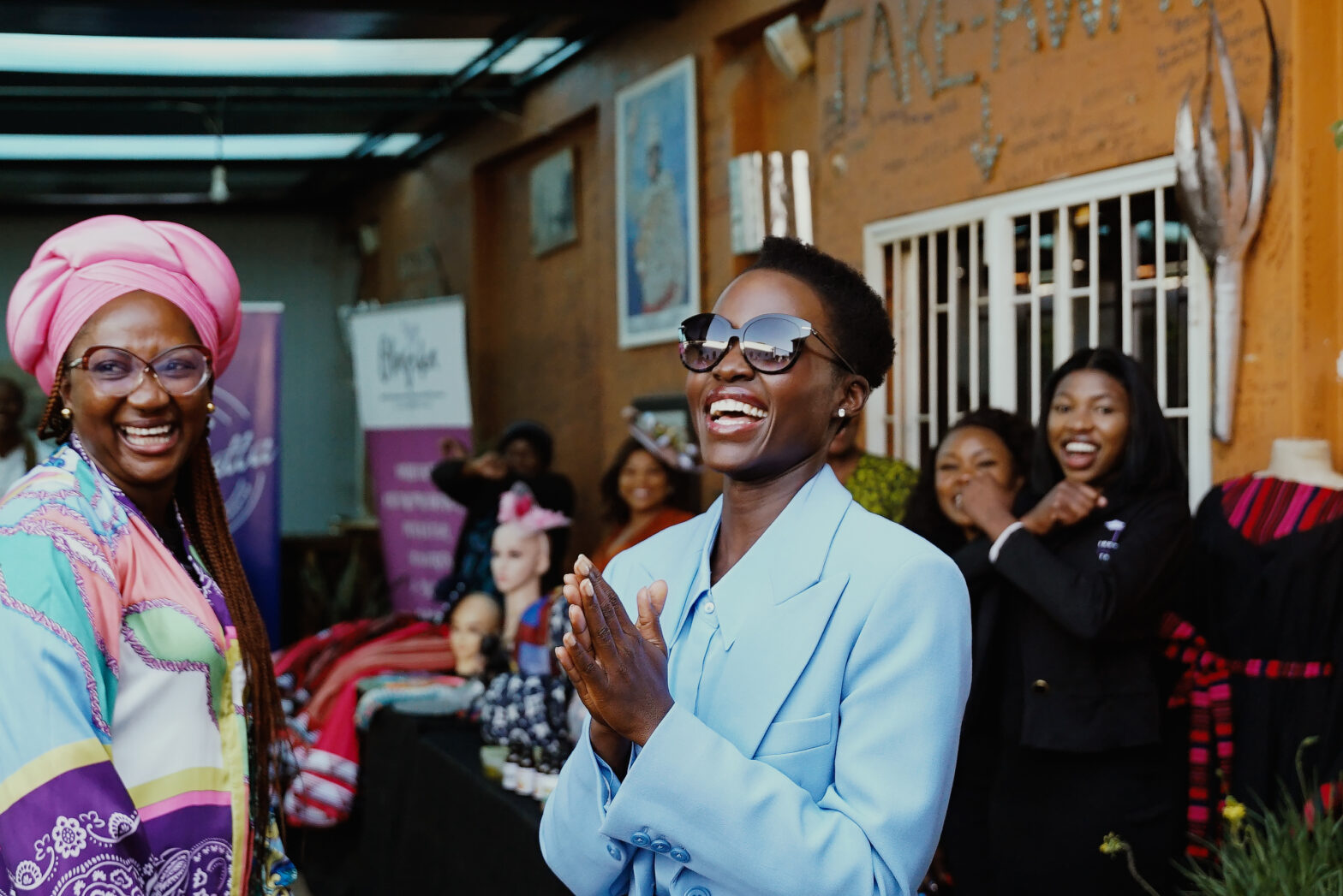 De Beers global ambassador Lupita Nyong’o visits diamond mines