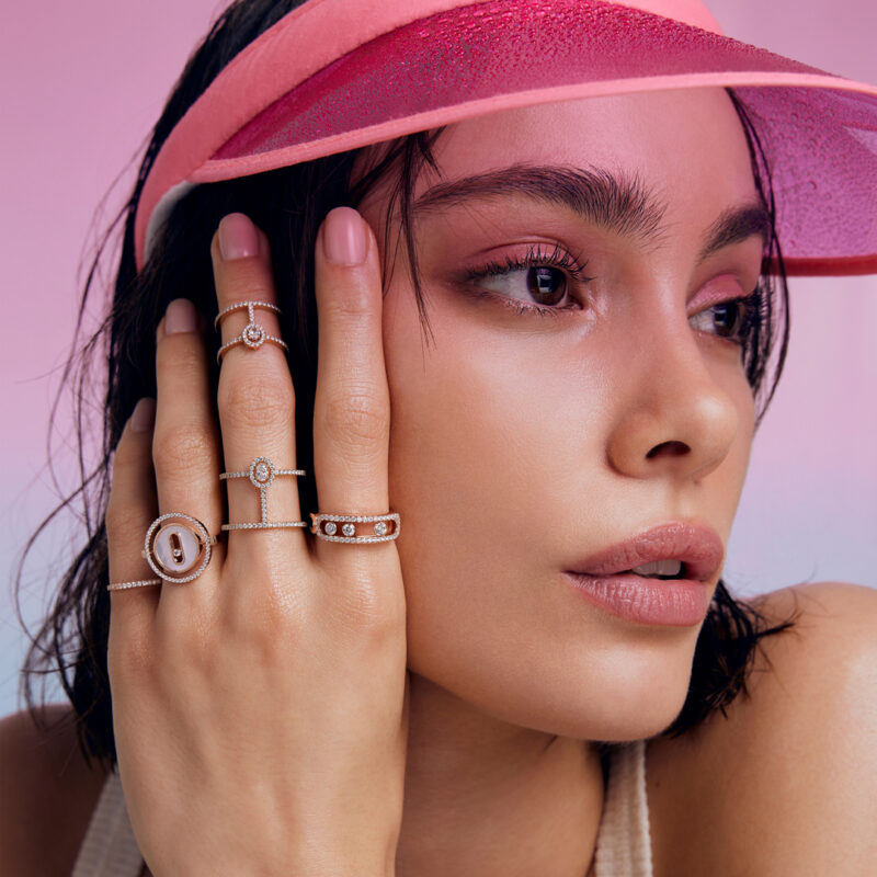 Messika’s summer campaign is a study in colour