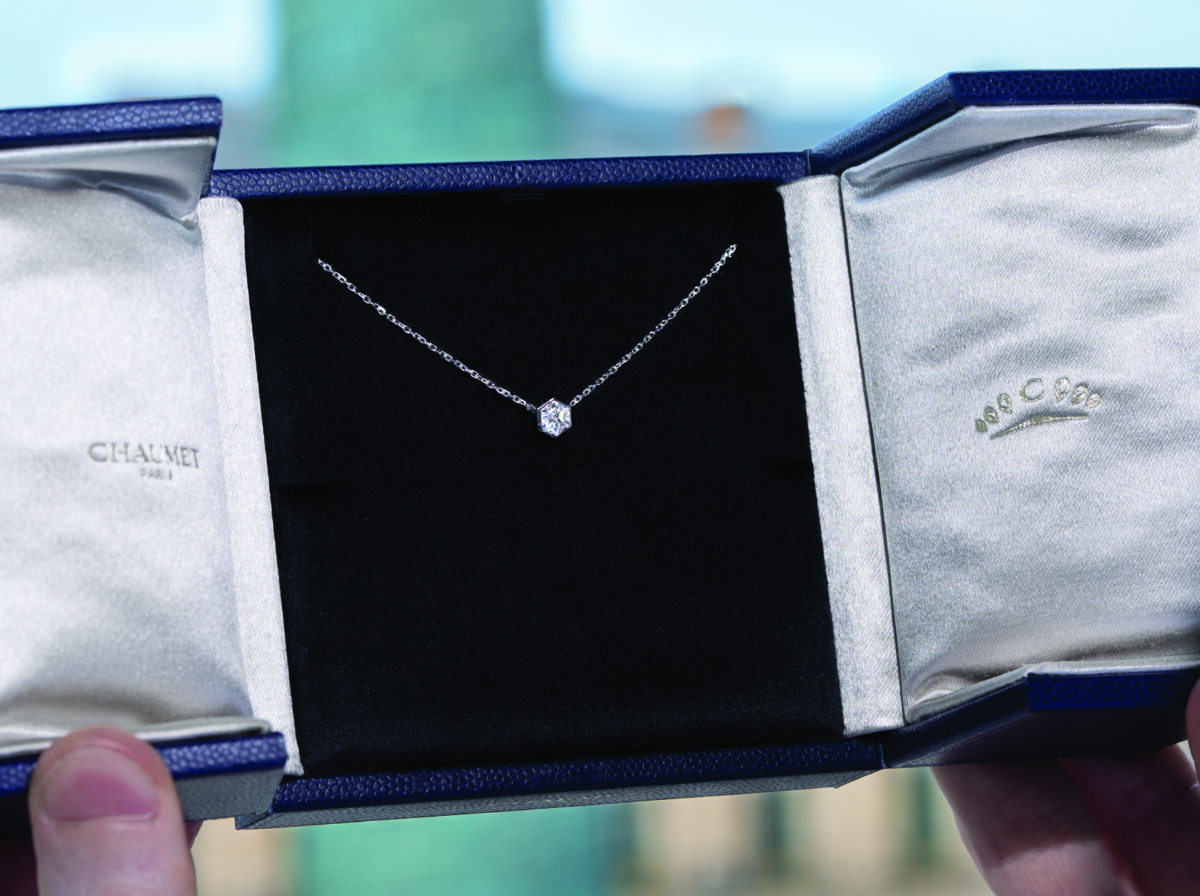 Chaumet launches first fully traceable diamond pendant