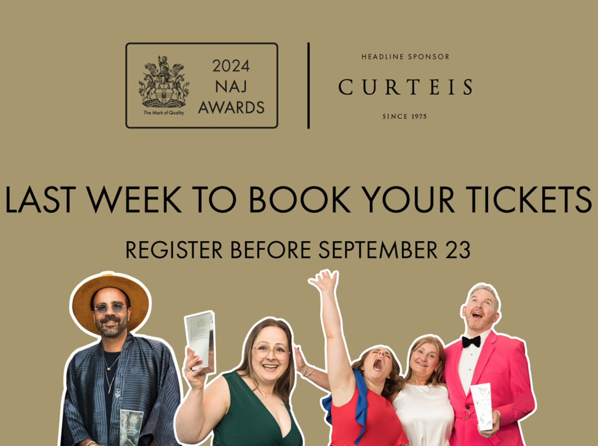 Don’t miss your chance to book tickets for the NAJ Awards