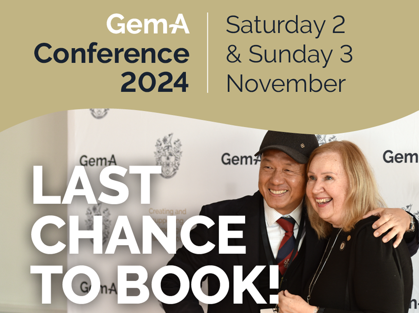 Last chance to register for the Gem-A Conference 2024