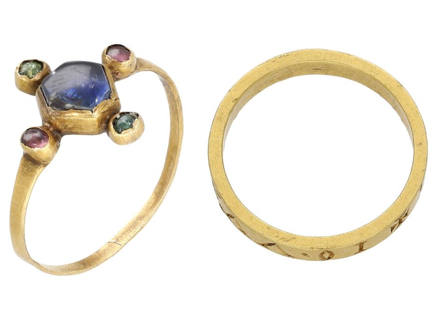 Rare medieval rings discovered by metal detectorist friends