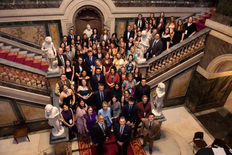 Graduates celebrate at the NAJ JET Awards